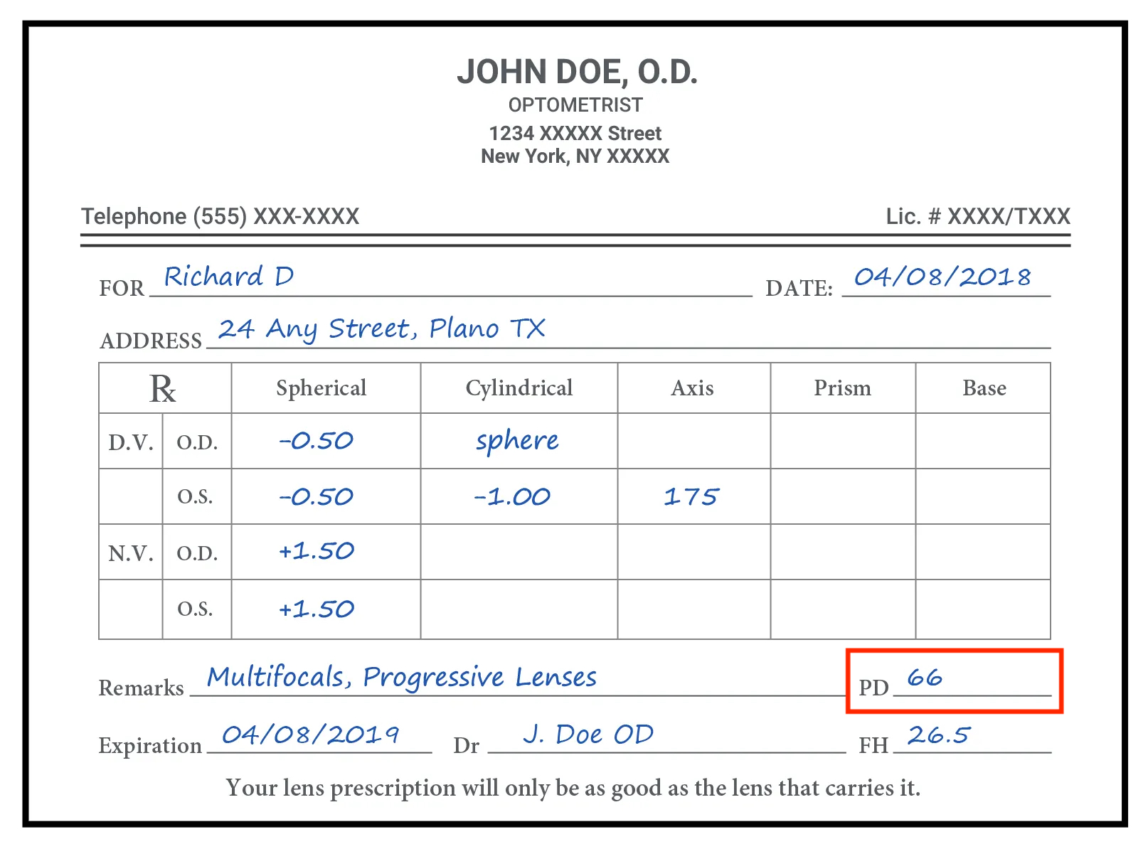 Your Pupillary Distance Measurement – XP Health