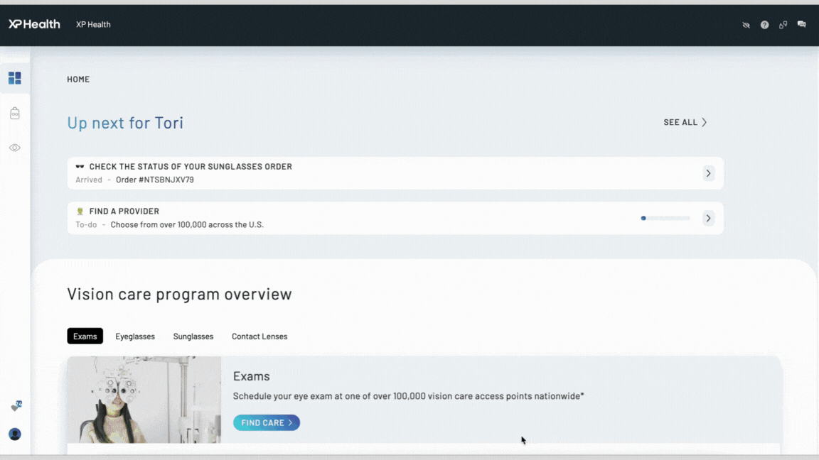 How to Use Your NVA Eye Exam Program with XP Health – XP Health