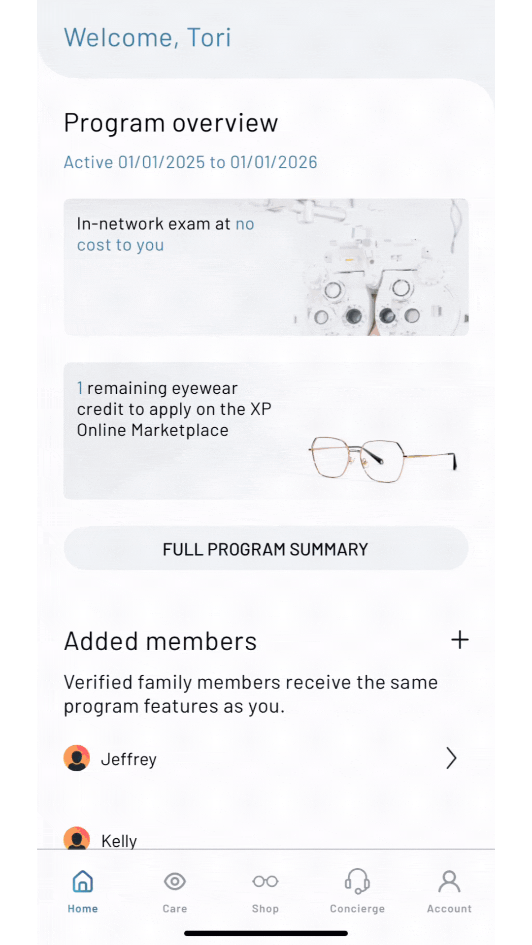 How to Order Glasses or Contacts in the XP Health Mobile App – XP Health